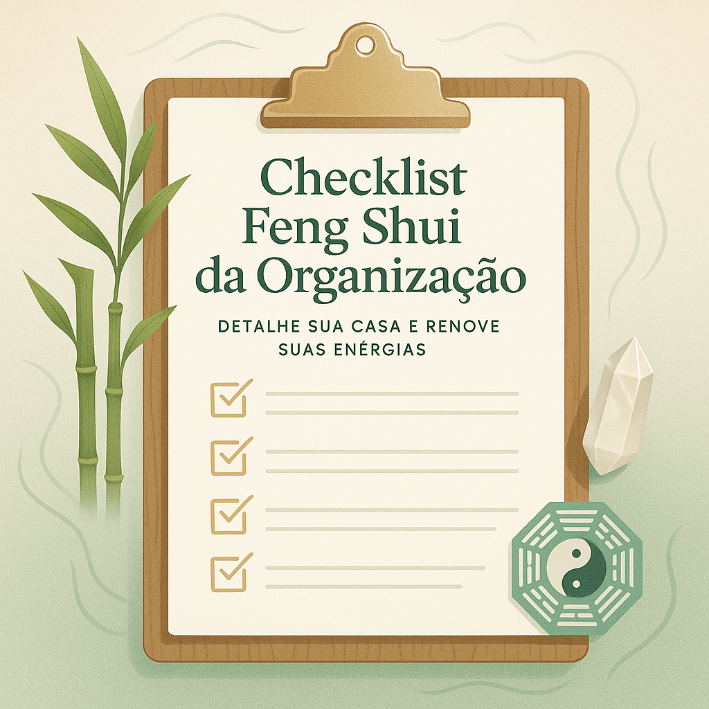 Checklist Feng Shui da Organizacao Destalhe sua Casa e Renove suas ...