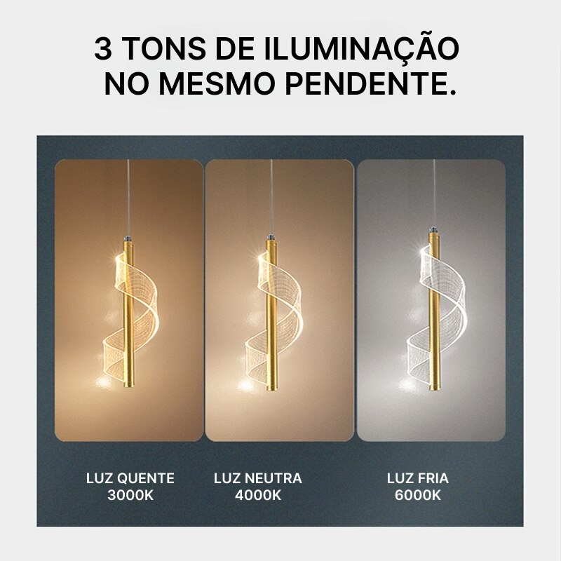 Pendente Bander Duplo - CasaPri Decor