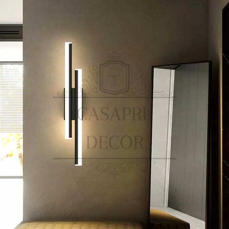 Arandela de Parede - Art Decor - Moderna Led - 3 tons de iluminação ...