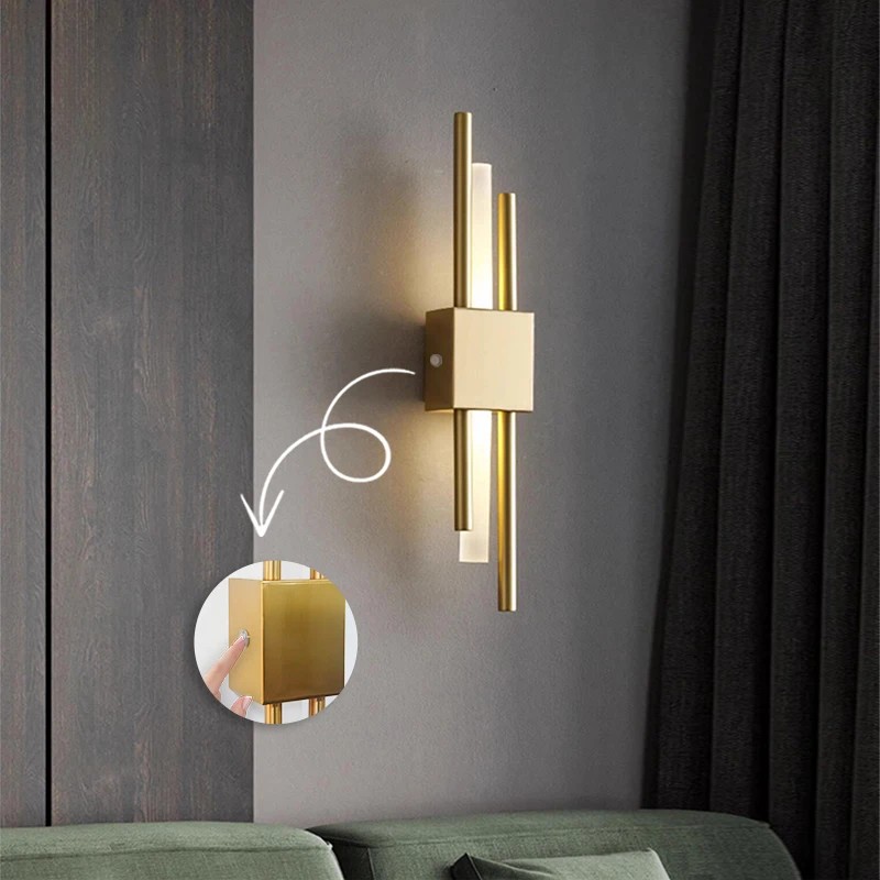 Arandela de Parede Sem Fio Touch - Art Decor - Clássica Led - CasaPri Decor